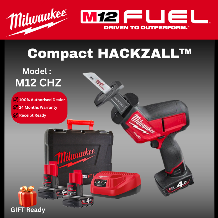 Milwaukee M12 Compact Hackzall SET / CHZ / Milwaukee Cordless Sawing ...