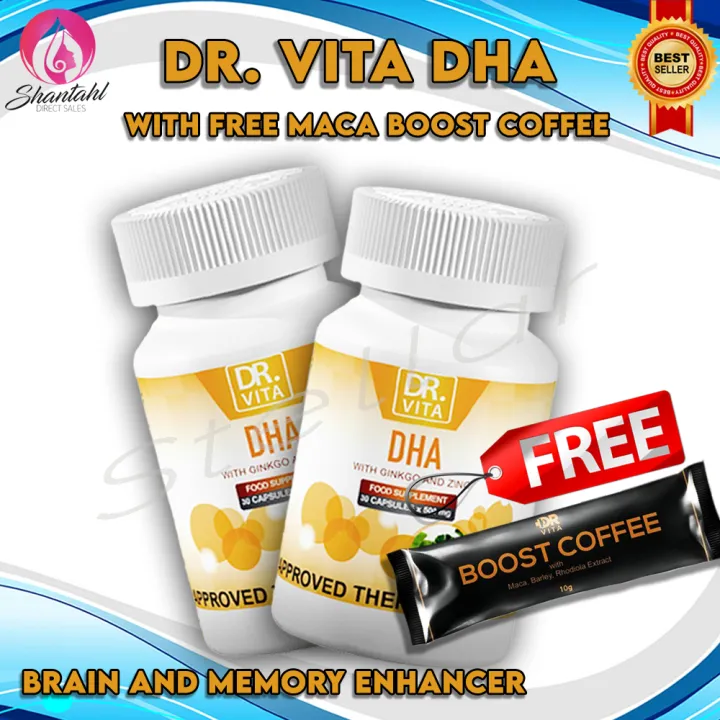 FREE SACHET OF COFFEE! Dr. Vita DHA with Ginkgo and Zinc (Elderly), Dr. Vita DHA for Adult ...