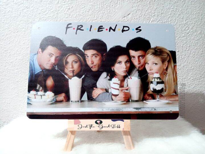 Friends TV Show Group Photo Metal Tin Sign/Plate/Poster Wall Decor ...