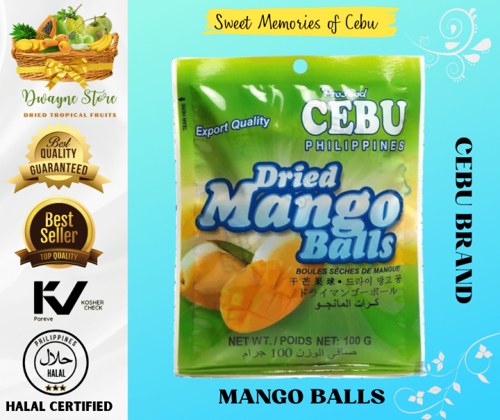 CEBU DRIED MANGO BALLS 100G | Lazada PH