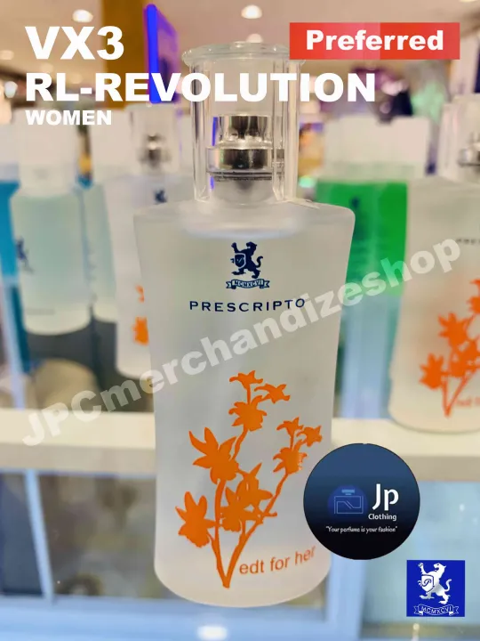 PRESCRIPTO PERFUME VX3 RL REV0LUTI0N FOR WOMEN | Lazada PH