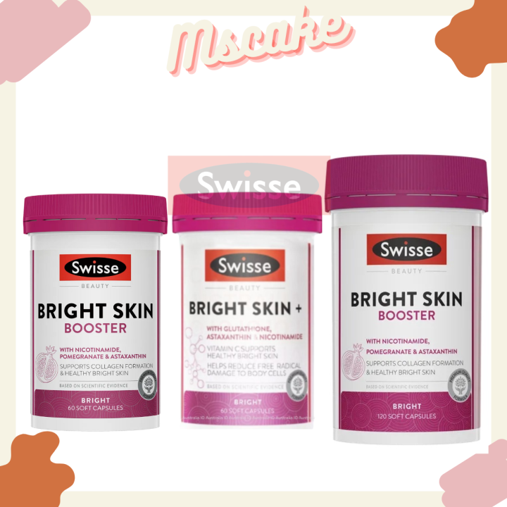 Swisse Beauty Bright Skin Booster 60s 120s/ Bright Skin + 60 Capsules ...