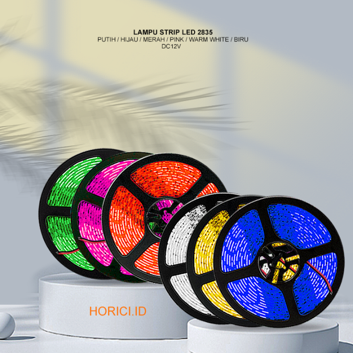 LED STRIP BERBAGAI MACAM WARNA FULL 5M DC 12V IP55 WATERPROOF LAMPU ...