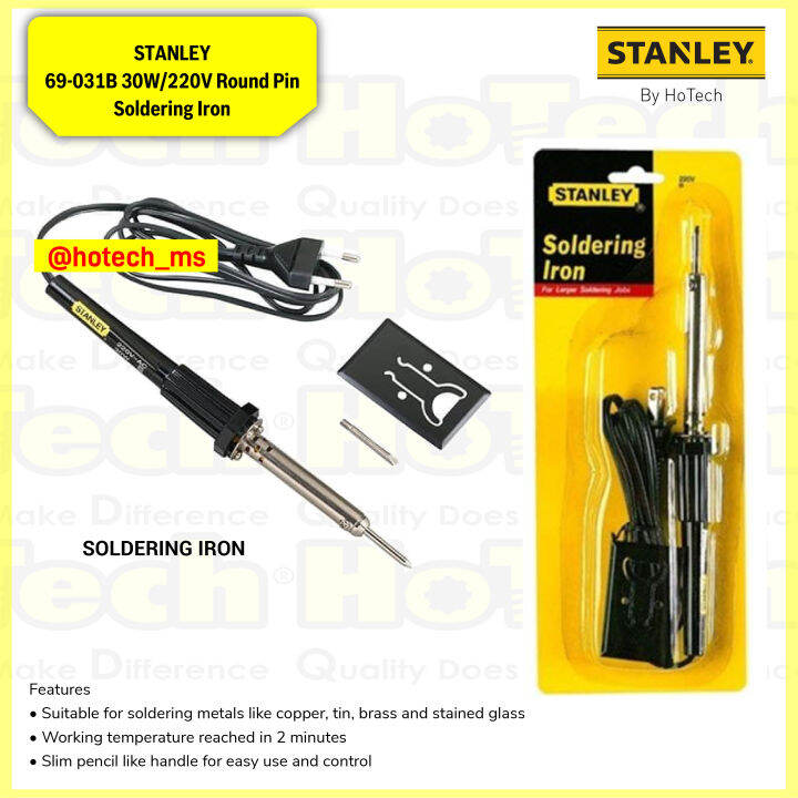 STANLEY|69-031B 30W/220V Round Pin Soldering Iron|Solder | Lazada Indonesia