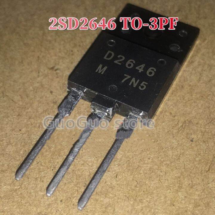 5pcs D2646 2SD2646 TO-3PF Color TV Horizontal Deflection Output ...