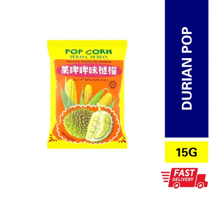 [30'S] Durian Pop Snack Popcorn Perisa Jagung榴莲啤啤菓零食 (14G) Childhood ...