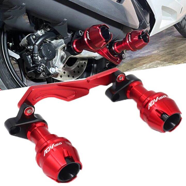 For Honda ADV150 ADV350 ADV 150 350 Accessories Front Rear Wheel Axle Fork Crash Sliders Fall ...