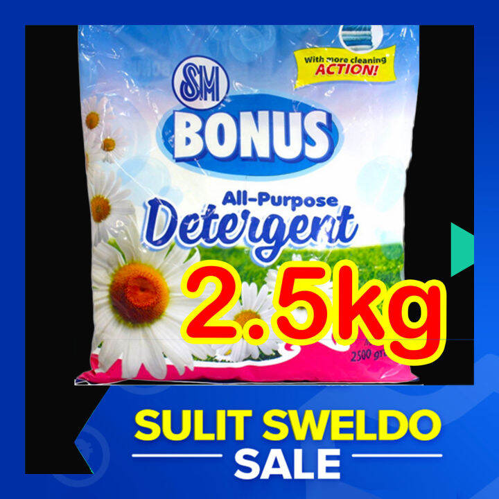 2.5kg SM Bonus All Purpose DETERGENT POWDER LAUNDRY Detergent Powder Sale Sabon Panlaba Laundry ...