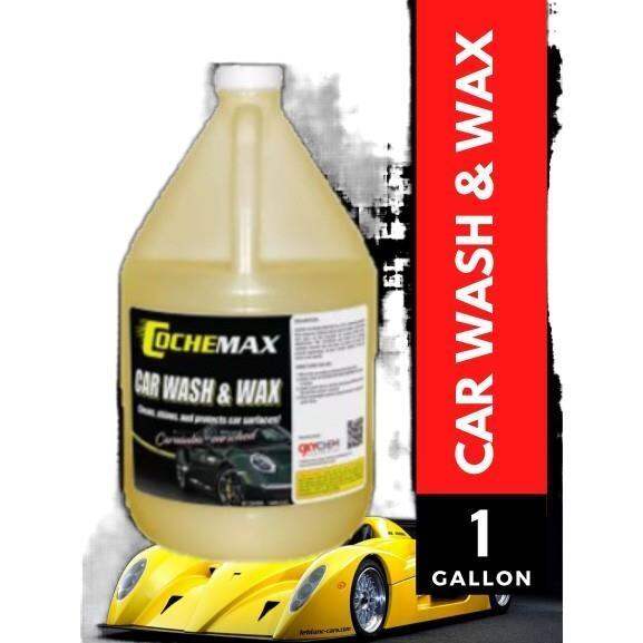 COCHEMAX CAR WASH and WAX 1 GALLON (Concentrated Foaming Shampoo with ...
