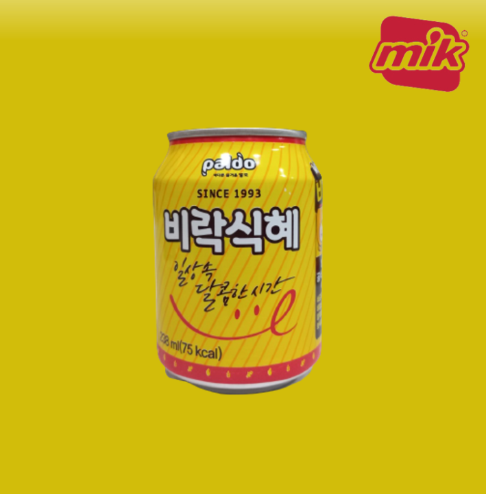 Paldo Virak Carbonated Drinks Sikhye 238ml Pack of 4 | Lazada PH