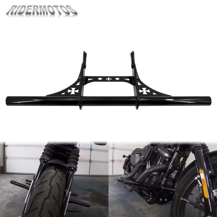 Motorcycle Steel Highway Crash Bar Engine Guard Protector Black Falling ...