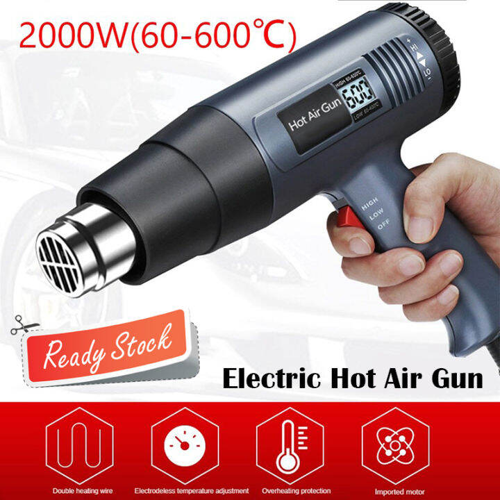 Electric Hot AirGun Dryer Heat Solder Thermal 2000W Solder Blower Uap ...