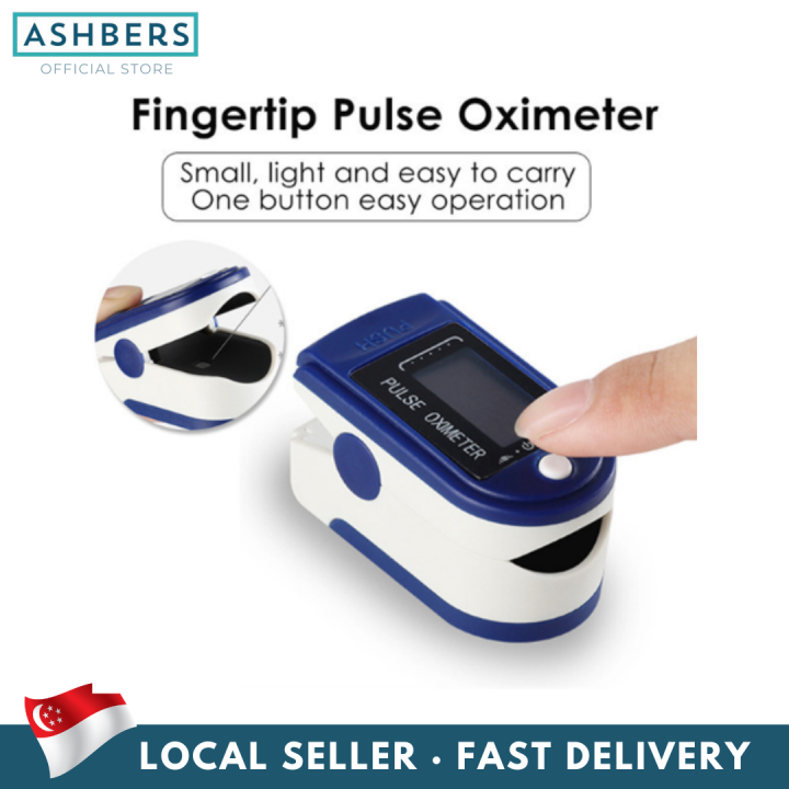 Fingertip Pulse Oximeter, Sp02 Finger Blood Pulse Oxygen Monitor ...