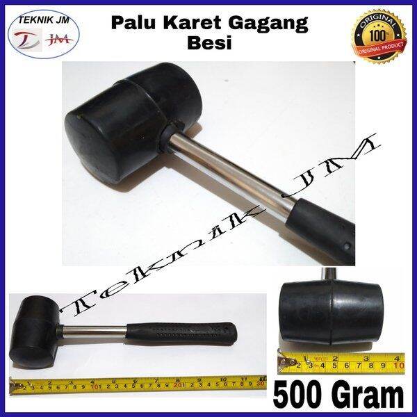 PALU KARET 500 GRAM BESAR - GAGANG BESI PALU KACA PALU RUBBER KERAMIK ...