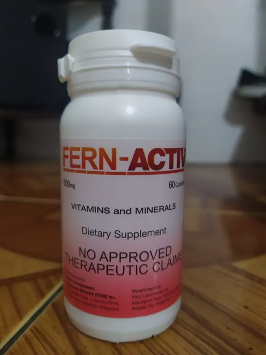 FERN ACTIV (multivitamins) 60 capsules Energy booster | Lazada PH