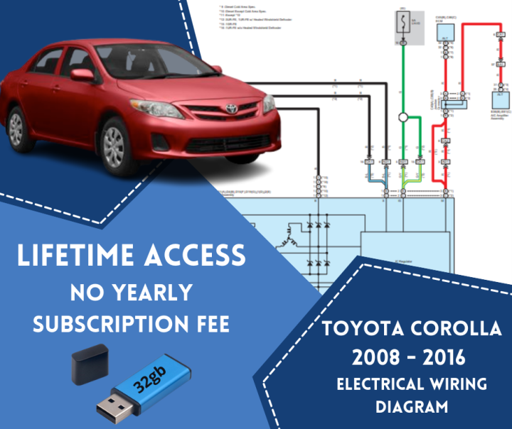 Corolla 2008 to 2016 Complete Electrical Wiring Diagram All System ...