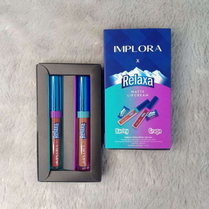 READY~Implora x Relaxa Matte Lipcream (Limited Edition) | Lazada Indonesia