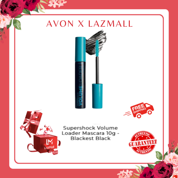 AVON Supershock Volume Loader Mascara 10g - Blackest Black | Lazada