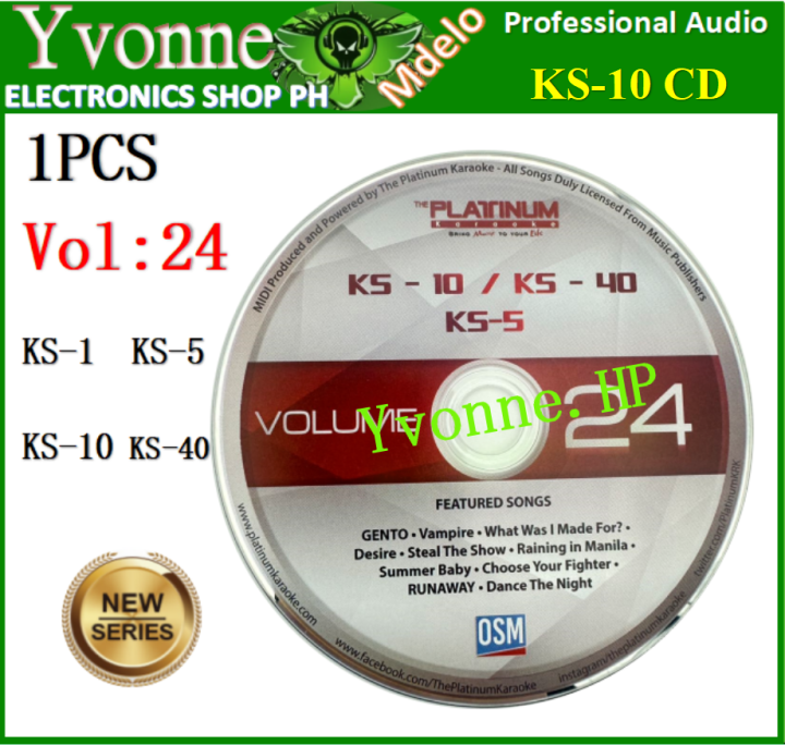 The Platinum Update Volume 24 Platinum KS-1 KS-5 KS-10 KS-40 KBOX-2 vol24 ( CD only ) | Lazada PH