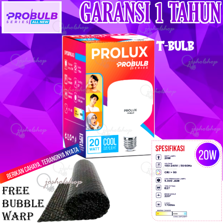 Lampu LED Prolux Probulb Series T Garansi Resmi 1 Tahun | Lazada Indonesia