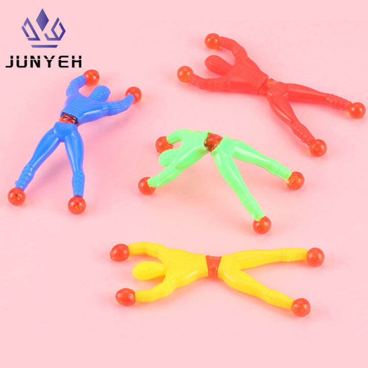Children Funny Wall-crawler Sticky Wall Climbing Men Toy Climbing Flip ...