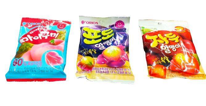 ORION MY GUMMY (PEACH / GRAPE KERNELS / PLUM JELLY) 63G | Lazada PH
