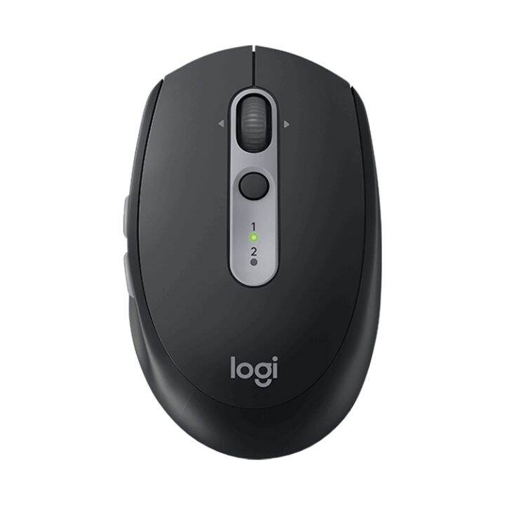 Logitech M590 Dual Mode Wireless Bluetooth Light Sound Mouse(Black ...