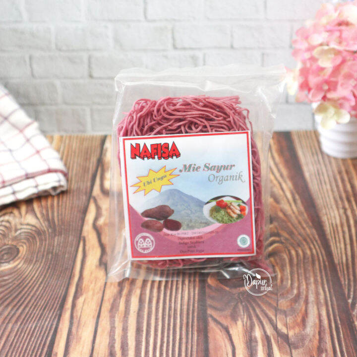 MIE SAYUR (UBI UNGU) - MIE ORGANIK NAFISA NO MSG - MI ORGANIK - MIE ...