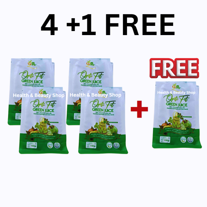 One Opti Fit Green Juice (4 pack + 1 Pack Free) | Lazada PH
