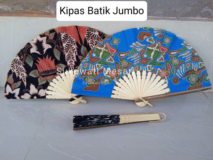 Kipas Batik Jumbo Kipas Tangan Souvenir Unik Oleh Oleh Khas Bali ...