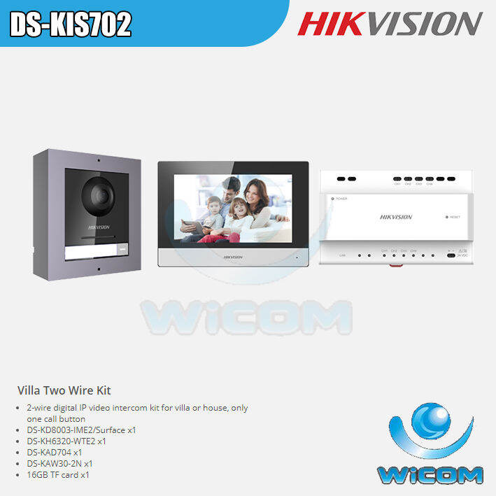 Hikv DS-KIS702 IP Video Intercom Kit | Lazada Indonesia