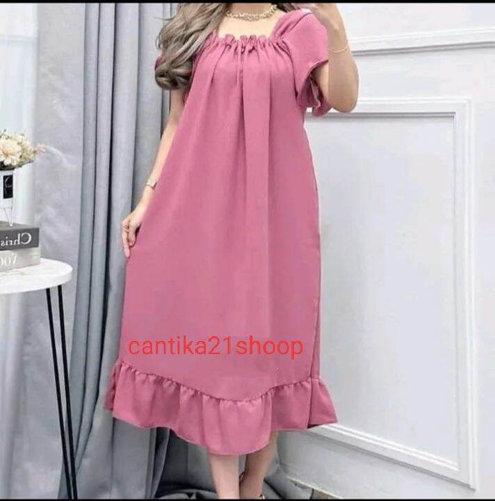 daster crinkle airflow ld 100-120 XXXL JUMBO/DRES FUJI terbaru 2023 ...