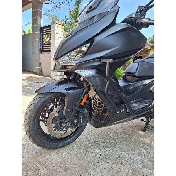 Kymco Xciting S 400i - Half Crash Guard Design 1 with Powder Coating ...