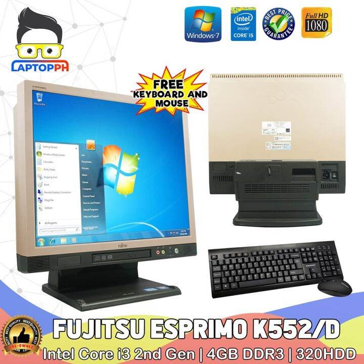 All in One PC - Fujitsu Esprimo K552/D - i3 2ndgen and i5 3rdgen 4GB ...