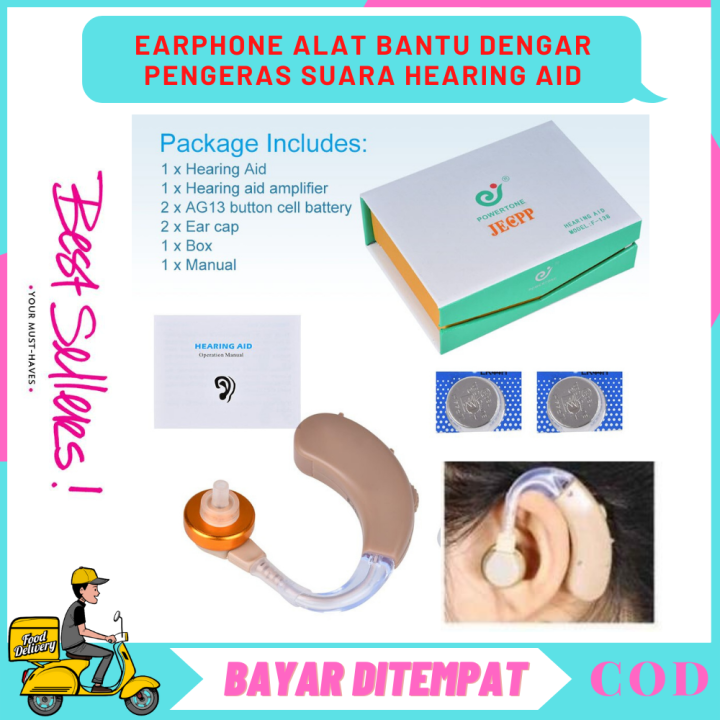 ORIGINAL - Alat Bantu Pendengaran Telinga Tuli Mini Tersembunyi Parah untuk Orang Tua Asli Bagus ...