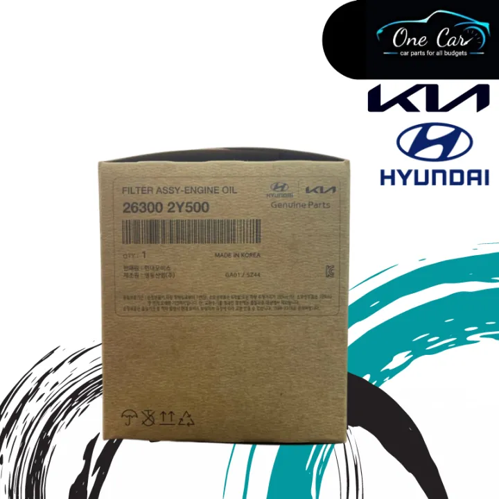 Hyundai Kia Oil Filter Genuine (26300-2Y500) -ORIGINAL | Lazada