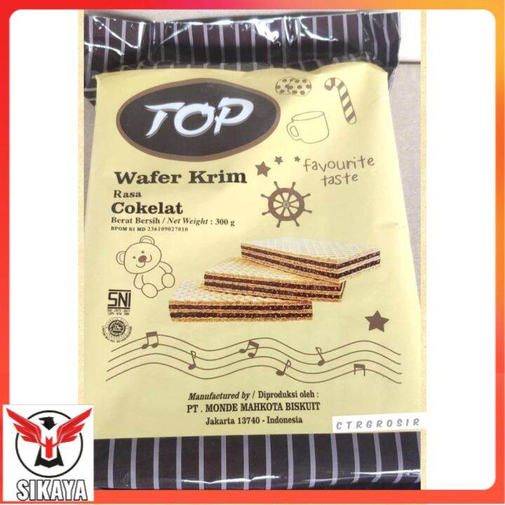 WAFER MONDE TOP WAFER KRIM COKLAT 300GR | Lazada Indonesia