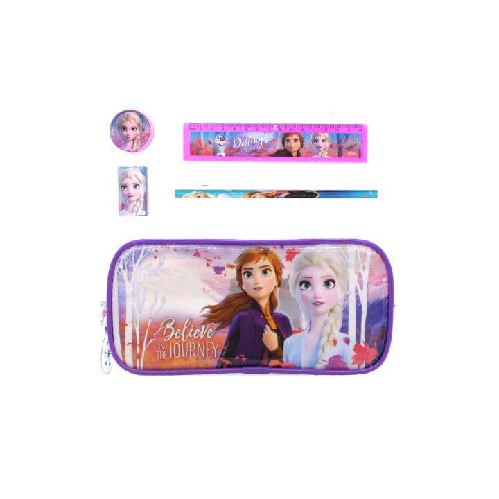 Disney Princess Frozen 2 Elsa, Anna & Olaf Zipper Stationery Case ...