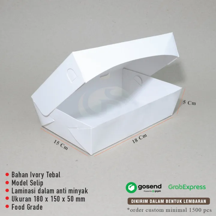 Lunch Box - Box makanan - Paper box - Kemasan Makanan - Dus box ...