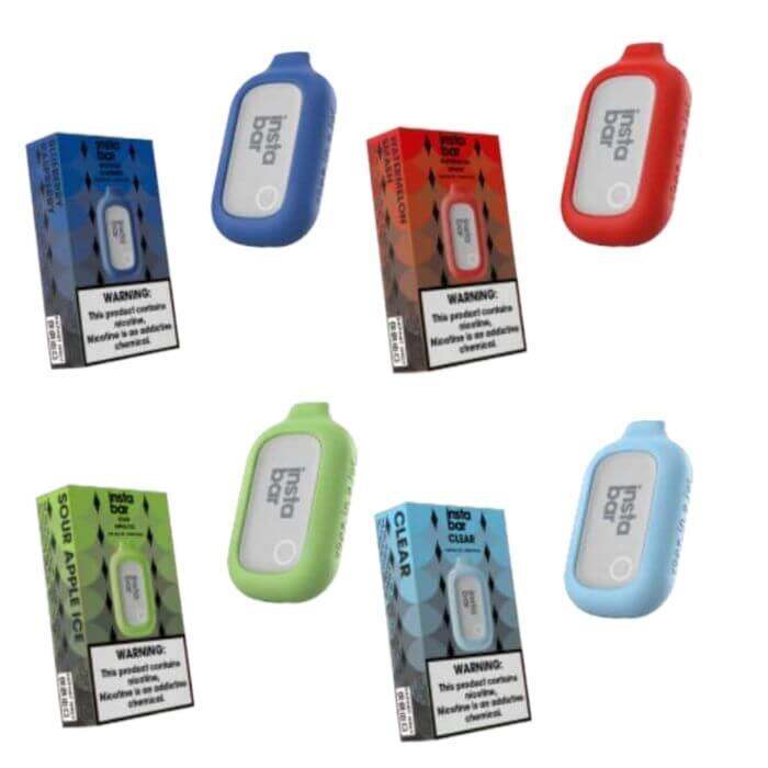 COD Insta Bar 5000 vape disposable pods rechargeable 12ml 5 instarbar ...