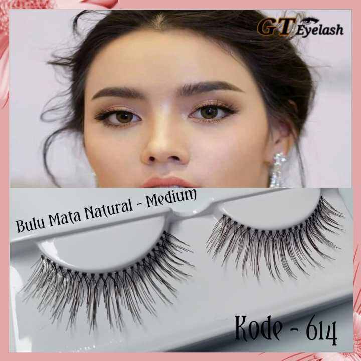 Bulu mata Natural Refill Kode 614 Lusinan Sudah menggunakan Penutup ...