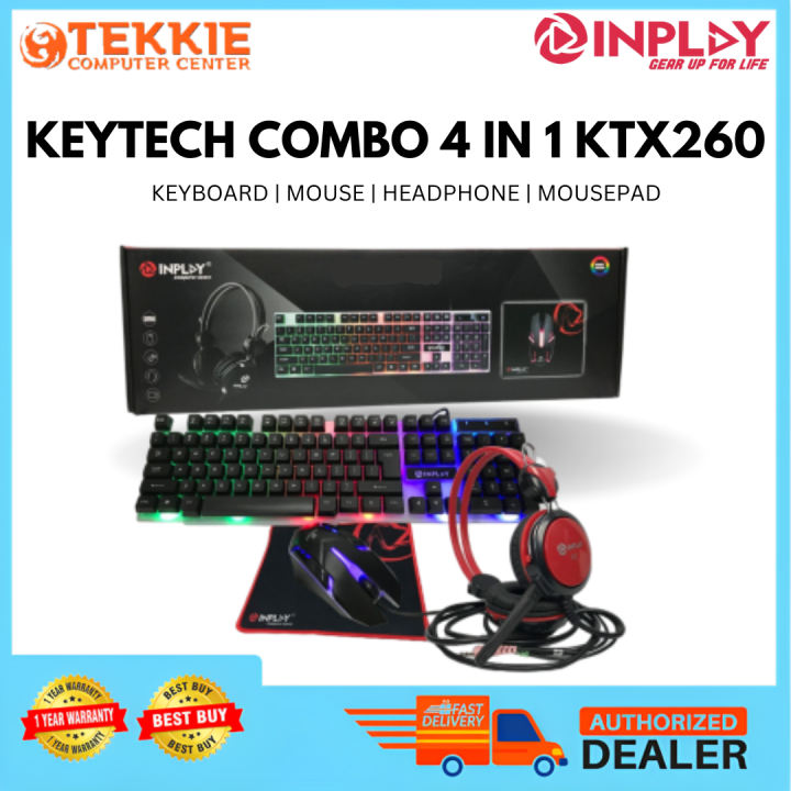 KEYTECH COMBO 4 IN 1 KTX260 KEYBOARD | Lazada PH
