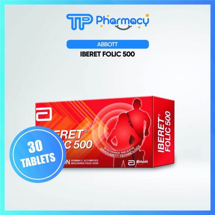 ABBOTT IBERET FOLIC 500 30'S (recommended for anemia due to iron ...