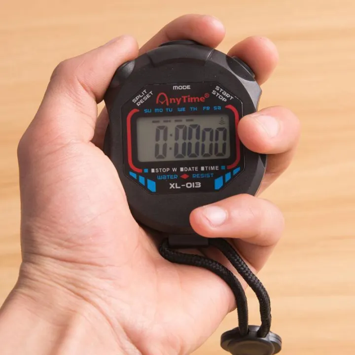Classic Digital Professional Handheld Lcd Chronograph Sport Stopwatch ...