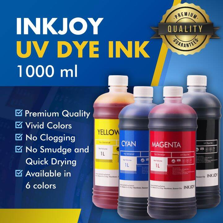 Inkjoy Universal Dye Ink for Inkjet Printers UV Dye Ink 1000 ml | Lazada PH