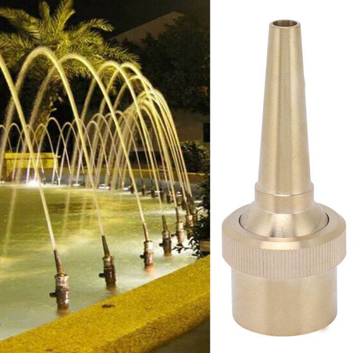 [EnidJuli] G1/2 20mm Female Thread Brass Fountain Nozzle Adjustable ...