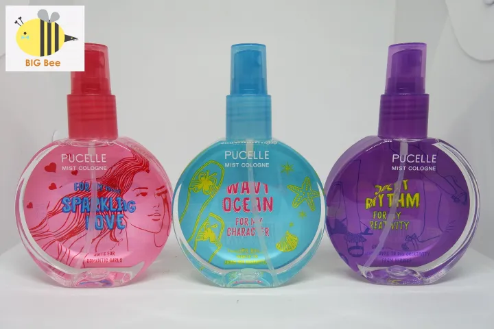 PUCELLE Mist Cologne Sparkling Loves / Jolly Rhythm / Wavy Ocean 150ml (Body Care / Perfume ...