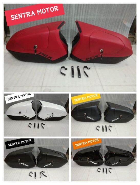 Box Samping PCX New 160 Side Box PCX Terbaru Bahan Fiberglass | Lazada ...
