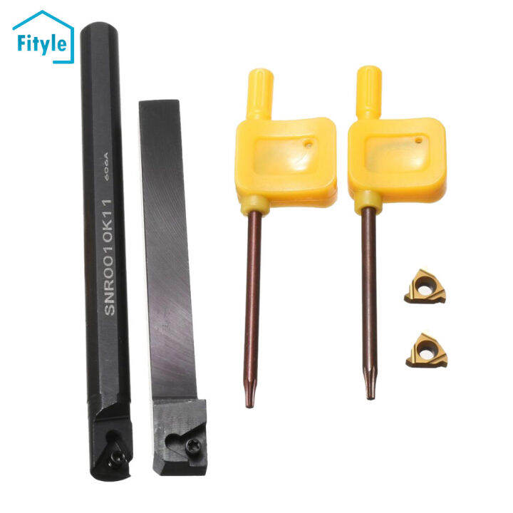 Fityle SNR0010K11 SER1010H11 Lathe Threading Bar Turning Tool & 11IR ...