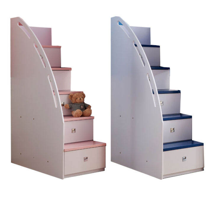 Storage Ladder Cabinet Up and Down Drawer Ladder Cabinet Children's Bed ...